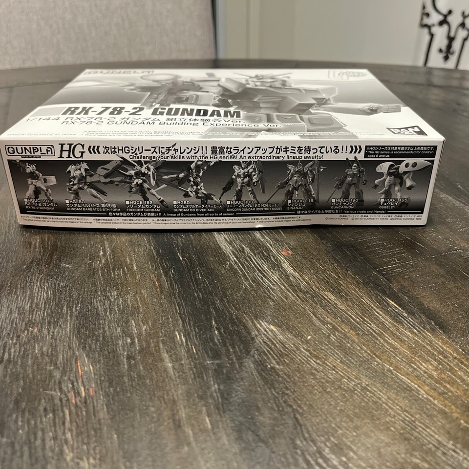 Bandai HG 1/144 RX-78-2 Model Kit - MK58205 4573102582058 | eBay