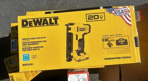 Dewalt 20V MAX Lithium-Ion Cordless Cable Stapler with Battery, Charger and Bag | eBay