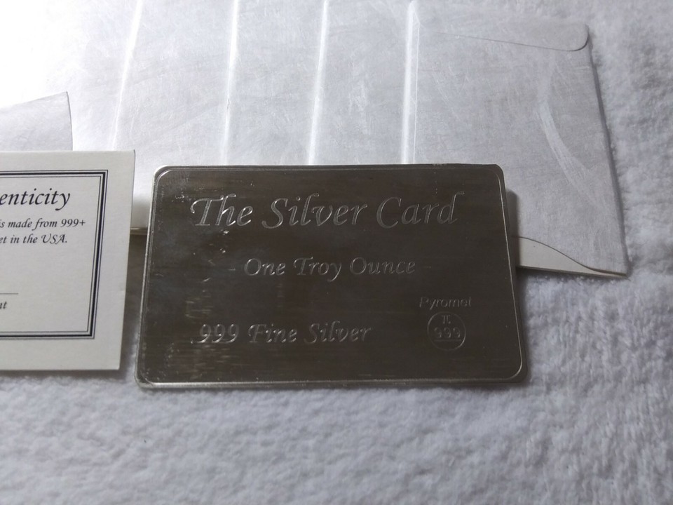2021 1 Oz Pyromet Silver Card .999 Fine (W Sleeve/COA) | eBay