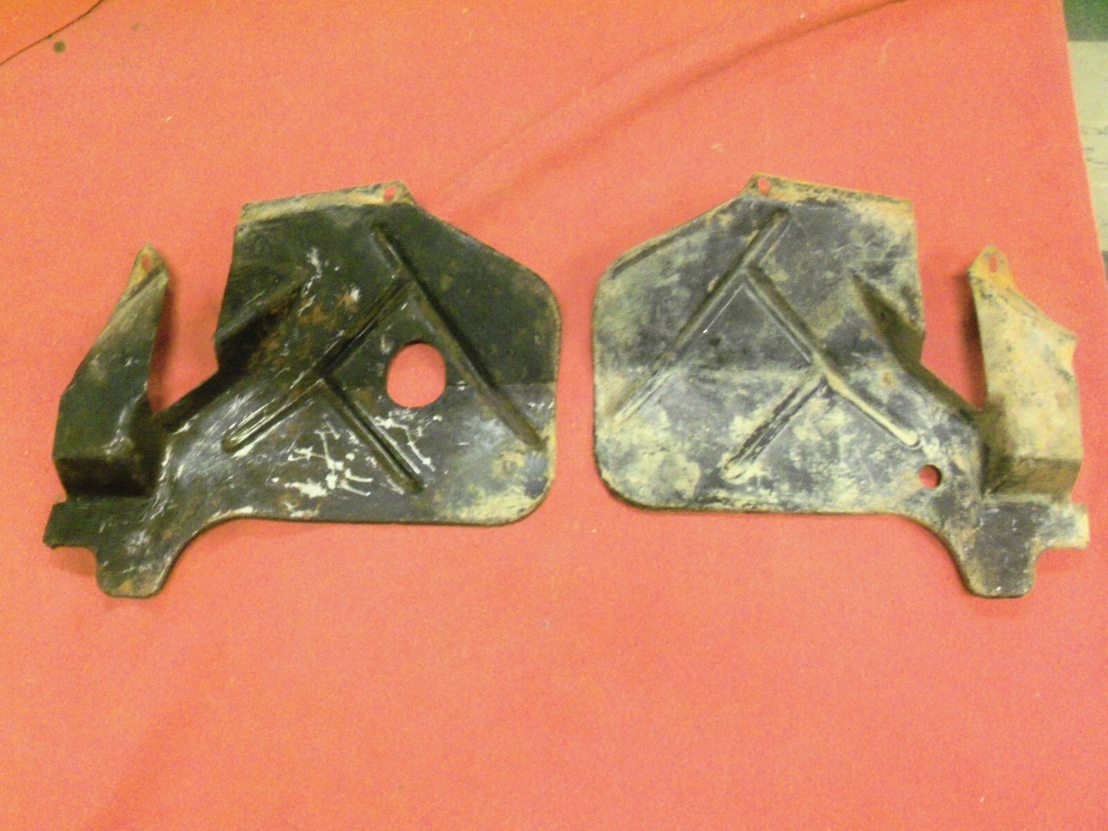 1955 1956 Ford 6-Cylinder Engine Splash Pans | eBay