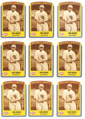 27 CARD EDD ROUSH BASEBALL CARD LOT 301 | eBay