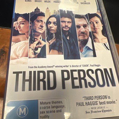 Third Person (DVD, 2013)(b25/24) Free Postage 9324915097247 | eBay ...