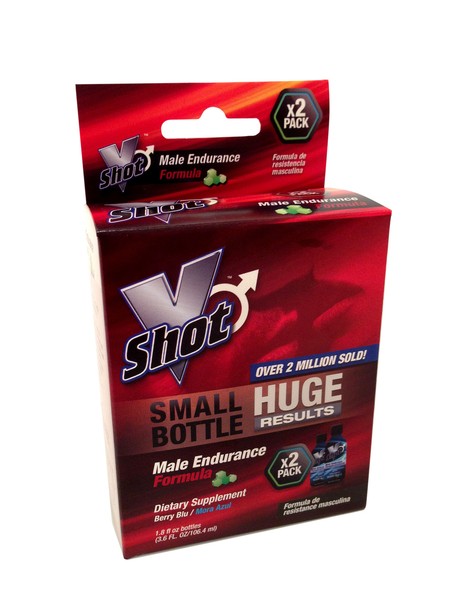 V Shot Male Endurance Formula Berry Blu 1.8 Oz 2ct for sale online | eBay