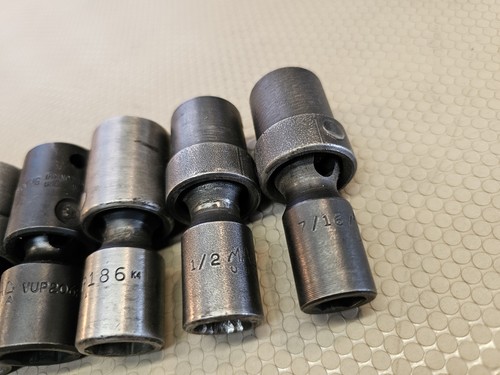 Mac Tools 7/16"-15/16" 9 Pc 1/2" Drive Impact Swivel Socket Set | eBay