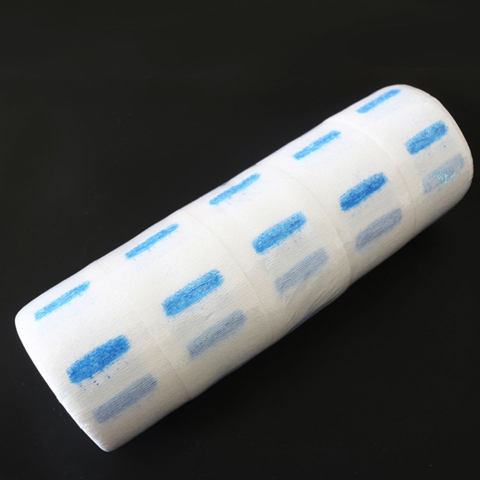 6 Roll Hair Paper Wraps Barber Neck Tape Hairdressing Supplies Dye ...