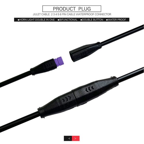 Practical Extension Cord Signal Line 80cm Cable DIY Ebike Electric Bike ...