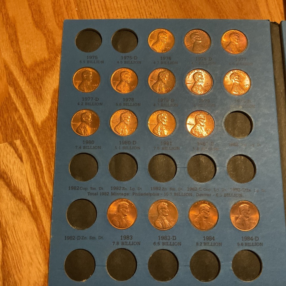 Whitman Lincoln Cent Coin Folders 1909 2025 Penny Album Collection W ...