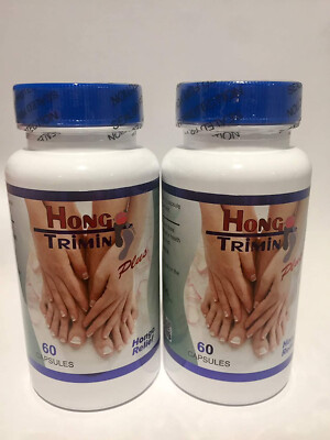 2 Hongo Trimin Plus, Nail Fungus Treatment, hongo Relief 120 Capsules ...