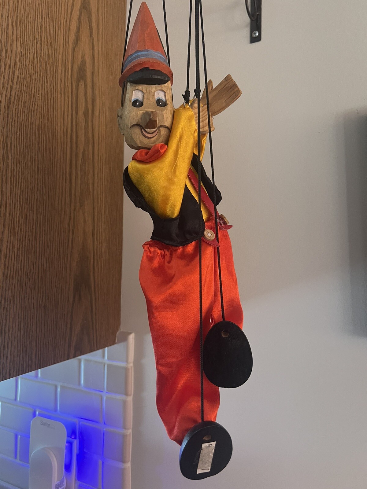 VINTAGE WOODEN MARIONETTE PUPPET | eBay