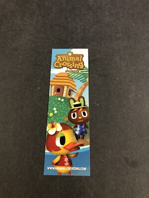 nintendo gamecube animal crossing Promotional bookmark | eBay