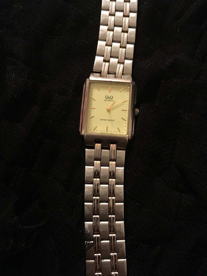 Q & Q Quartz Watch Stainless Steel | eBay