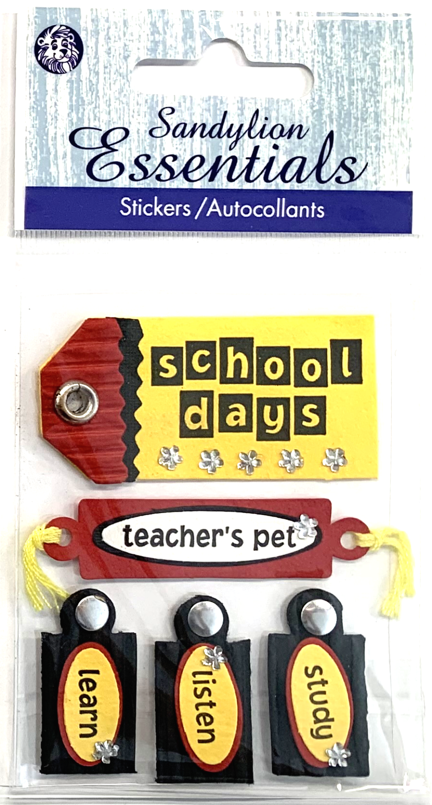Sandylion Essentials Stickers - School -50618 | eBay