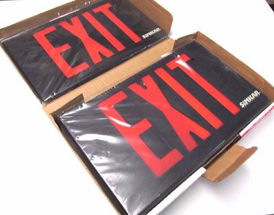 NIB Simkar LED Exit Sign Model SLEDBRB 66-00011 .. UL-203 | eBay