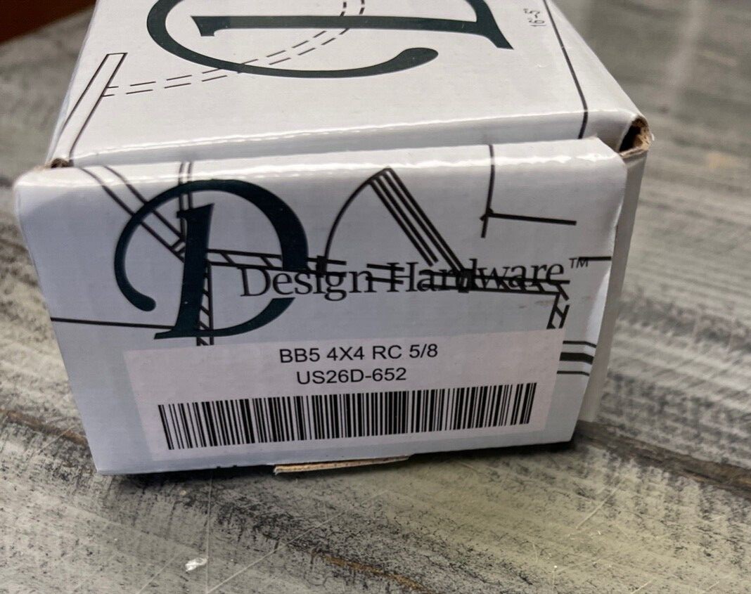 (3-Pk) Design Hardware Door Hinges BB5 Steel Satin 4" x 4" US26D-652 | eBay