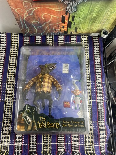 NECA Nightmare Before Christmas Series 3 The Wolfman & Elf ACTION ...