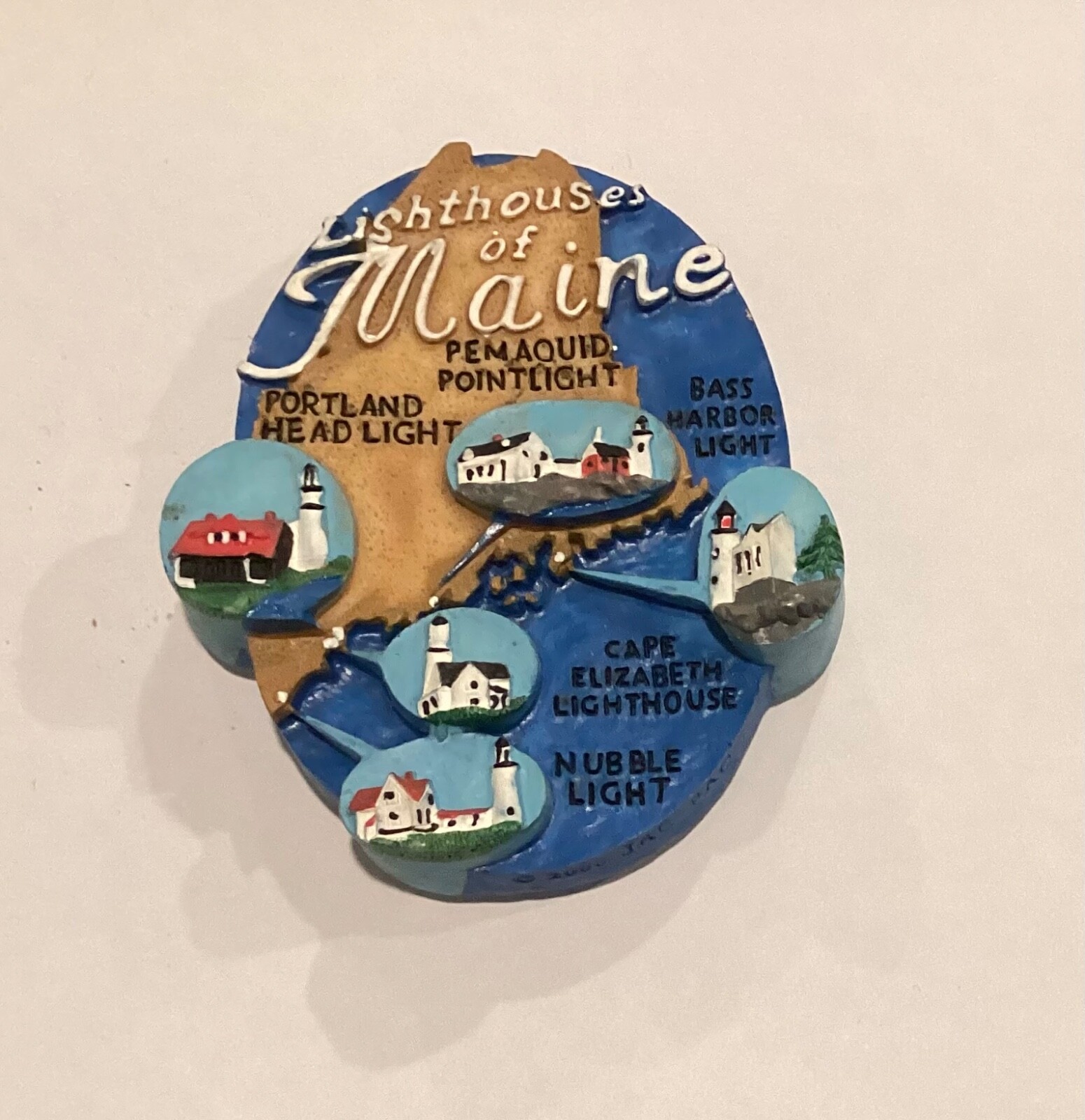 Lighthouses of Maine Resin Fridge Magnet DW5 | eBay