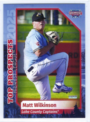 2025 Midwest League Top Prospects Matt Wilkinson | eBay