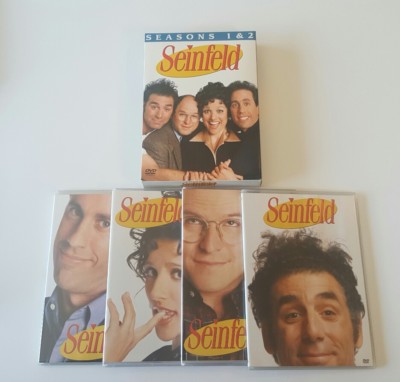Seinfeld: Seasons 1&2 - 4 DVD Box Set Closed-captioned Color Special ...
