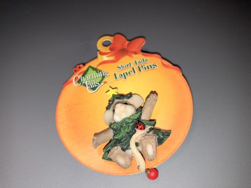 Charming Tails "DRESSED IN CHRISTMAS TREE " LAPEL PIN MOUSE 🐭 DEAN ...