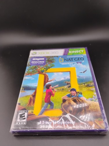 Nat Geo TV NatGeo Kinect for Microsoft XBOX 360 New Factory Sealed ...