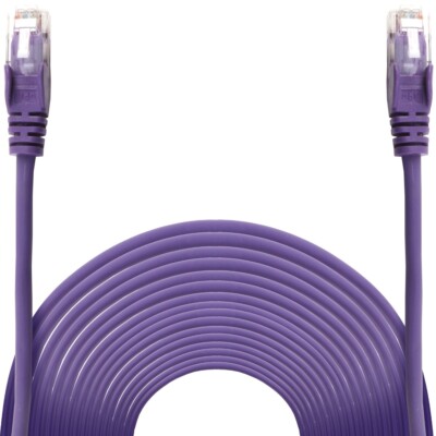 10m PURPLE ETHERNET CABLE Internet Network Cat6 FAST Gaming Console PC ...