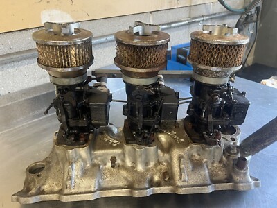 1955 Chevy 265 CID tri-power 3-Stromberg Carburetor - VERY RARE | eBay