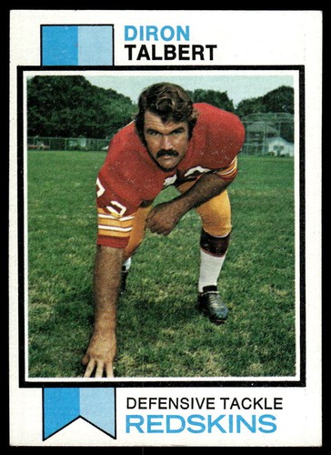 1973 Topps #19 Diron Talbert RC Washington Redskins | eBay