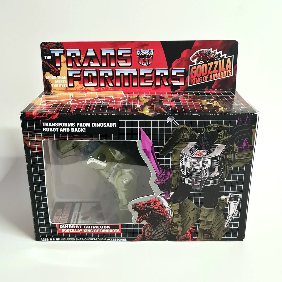TRANSFORMERS G1 Dinobot GRIMLOCK "GODZILLA" Custom Toy figure in Custom ...