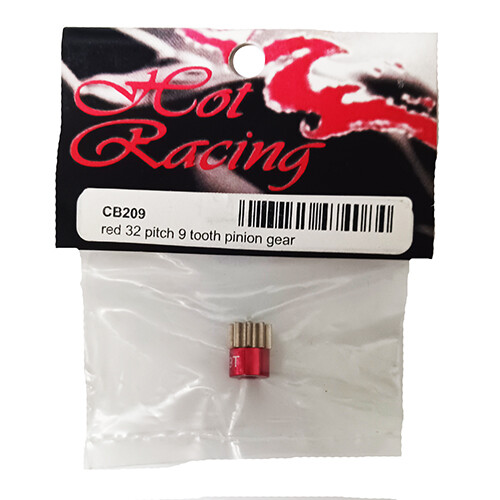 Hot Racing Red 32 Pitch 9 Tooth Pinion Gear HRACB209 | eBay