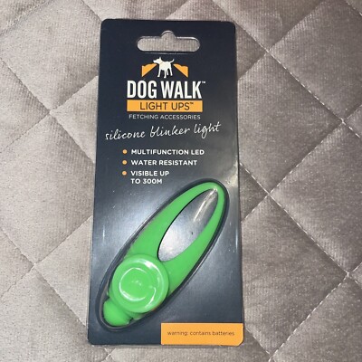 Dog Walk Silicone LED Blinker Light - Assorted Colours GREEN- NEW UK ...
