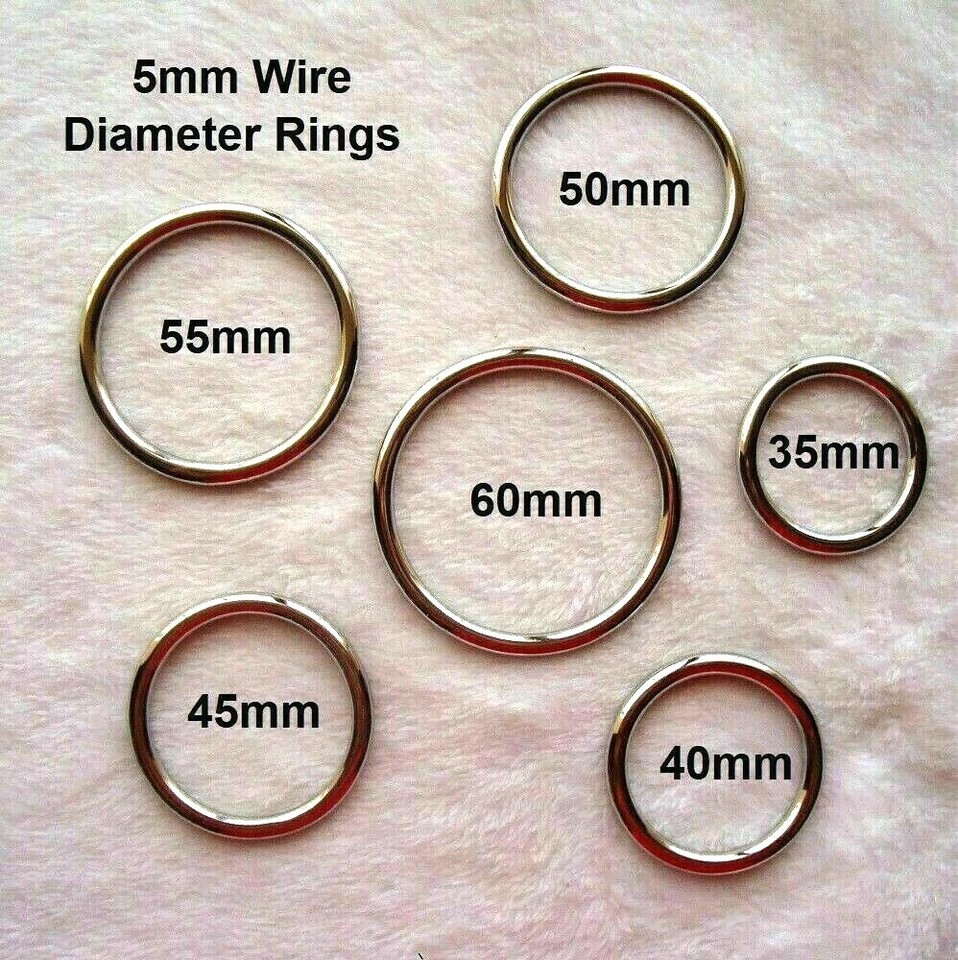 Solid Wire Stainless Steel Rings - 37 Ring Sizes in Stock - Only at ...