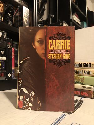 CARRIE by Stephen King ⭐ 1974 Doubleday Hardcover Horror Novel | eBay