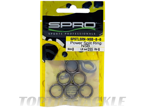 SPRO Power Split Rings NSB Black - Select Size/Quantity | eBay