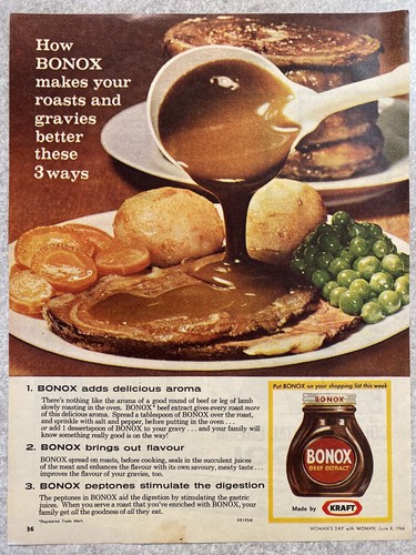 BONOX KRAFT1960's Original Vintage Retro Print Ad | eBay Australia