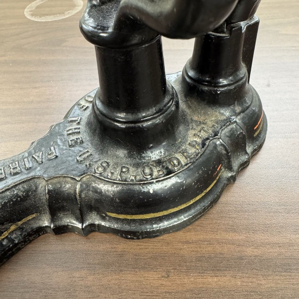 Antique Fairbanks Crow Foot Postal Scale Four Pound Counter Balance ...