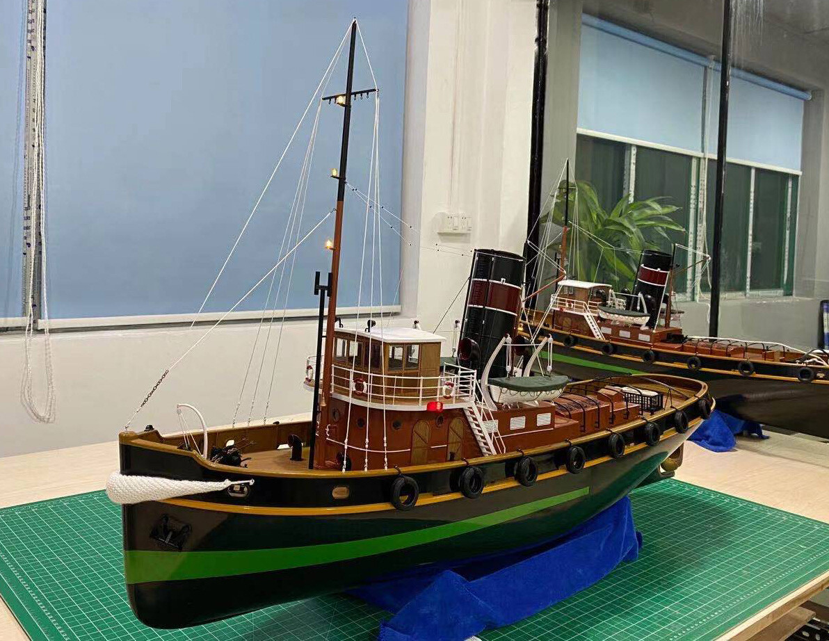Proud Mary Steam Tugboat 1:32 1100mm 43.3" Fiberglass Hull RC Model ...