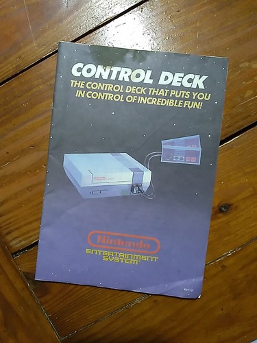 Nintendo NES Console Control Deck Instruction Manual ONLY | eBay