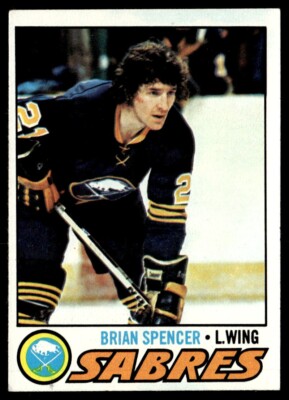 1977-78 Topps Brian Spencer Buffalo Sabres #9 | eBay