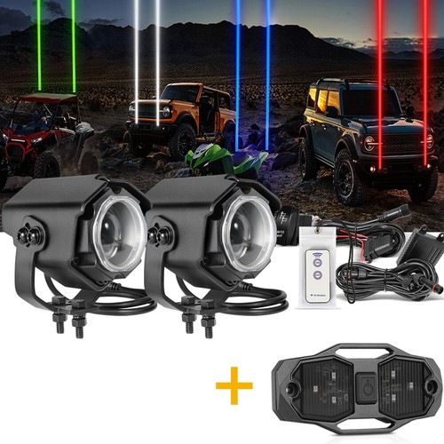 For Polaris Ranger RZR XP 1000 Roll Bar Mount LED Dome Light w/Laser ...