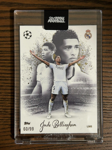 Jude Bellingham /99 ENCASED & SEALED Topps UCL 2023-24 Real Madrid ...