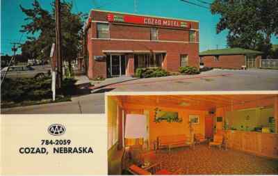 Cozad NE 'The Cozad Motel" Postcard Nebraska | eBay