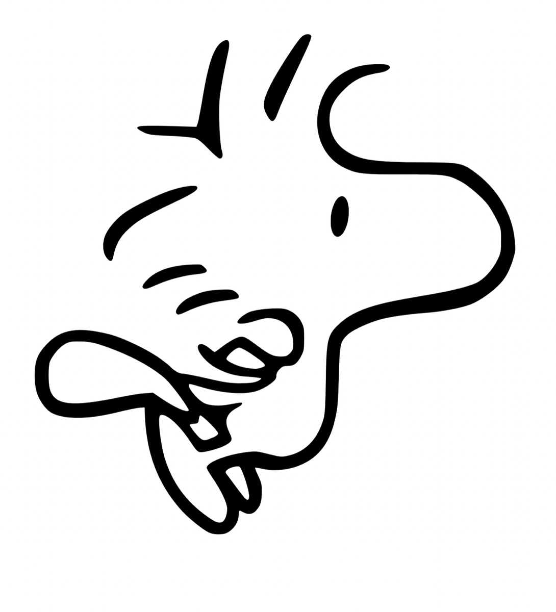 Snoopy Outline