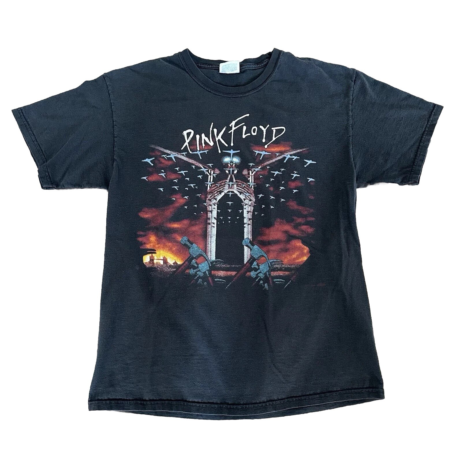 1997 Pink Floyd The Wall Band T Shirt Concert Hanes H… - Gem