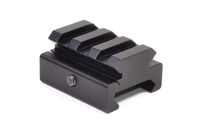 Flat Top Half 1/2 Inch Mini Riser Block Mount 3 Slot Picatinny Rail for ...