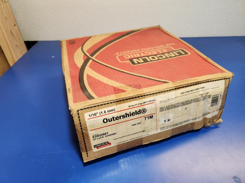 ED022661 Lincoln Electric Outershield 71M 1/16" 1.6mm Gas Shielded ...