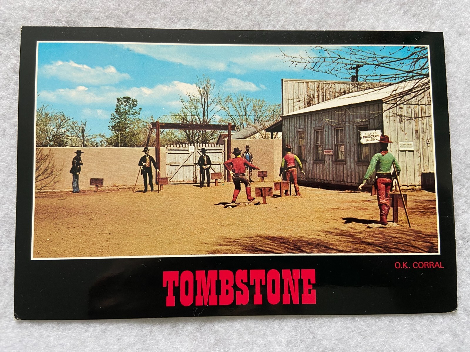 Shoot Out at OK Corral, Tombstone, Arizona Vintage Postcard | eBay