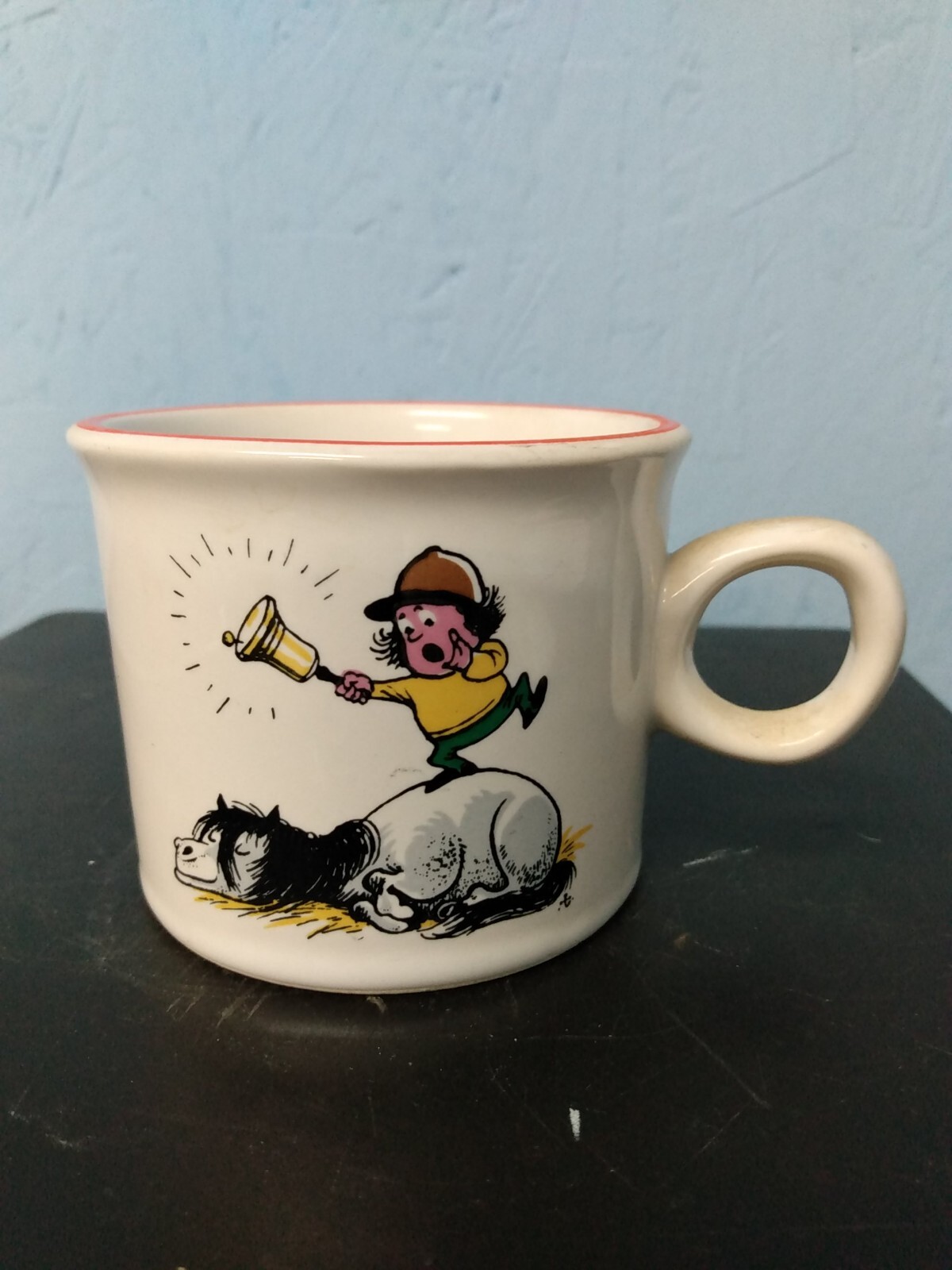 Vintage Thelwell Sleeping Pony Horse Coffee Cup Mug - Pfaltzgraff (tr ...