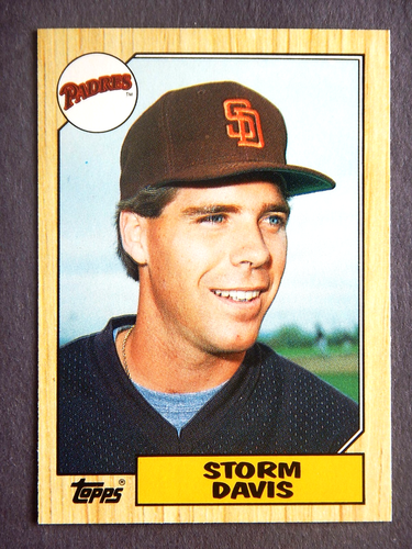 Storm Davis #26T Topps Traded 1987 Baseball Card (San Diego Padres) | eBay