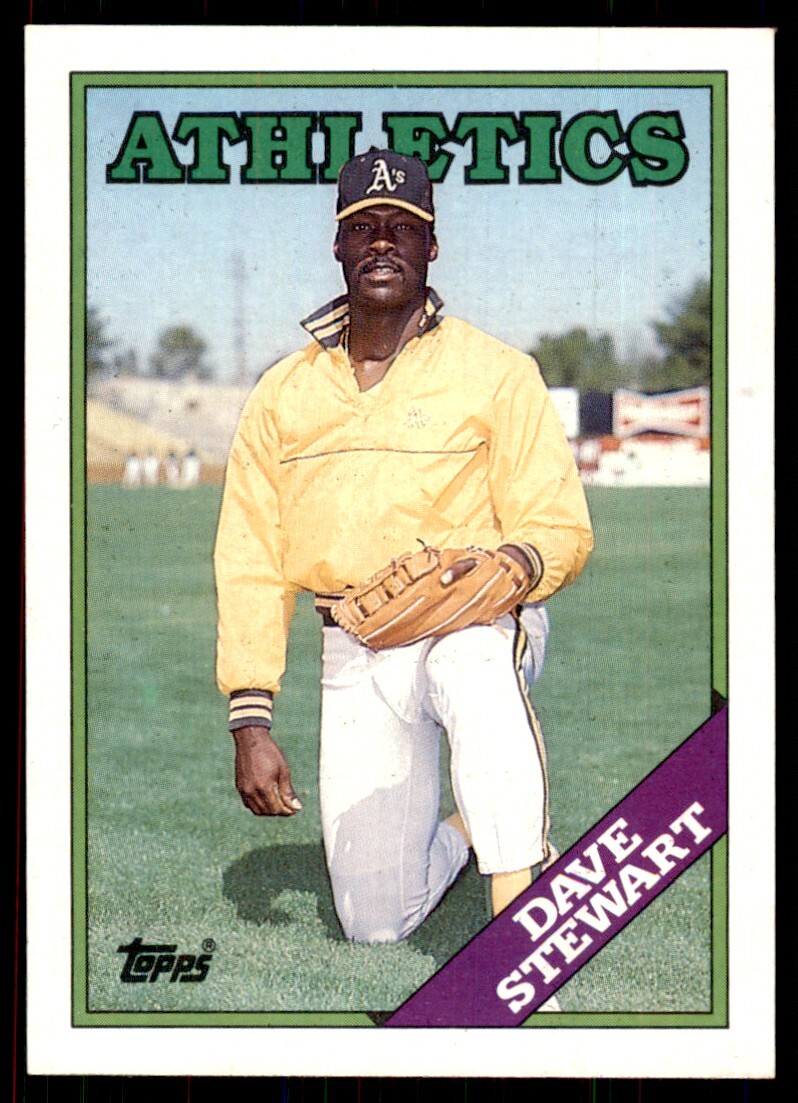 1988 Topps Dave Stewart Baseball Cards #476 | eBay