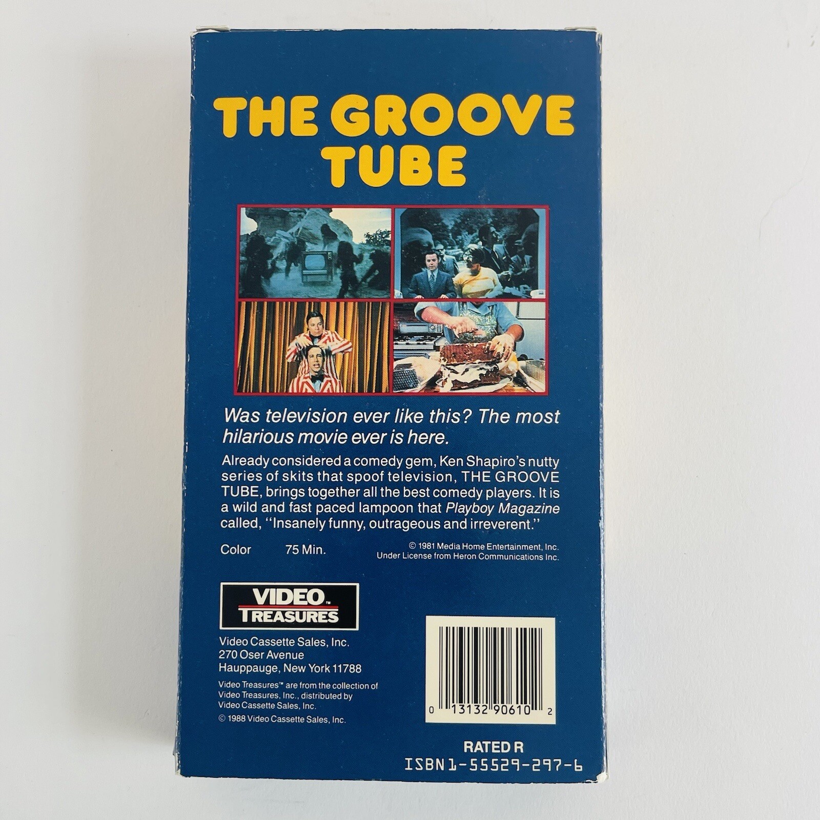 VTG 1984 The Groove Tube VHS Movie Tape Comedy Chevy Chase Curtis ...